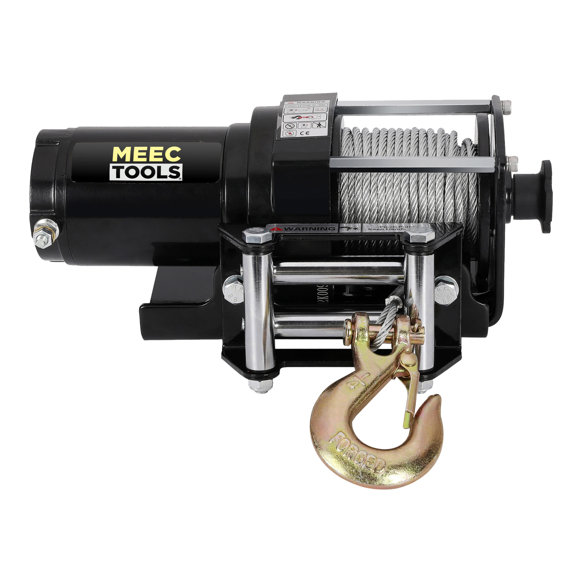 Elektrisk vinsj 12 V 907 kg 15 m | For fast montering | Meec Tools | Jula