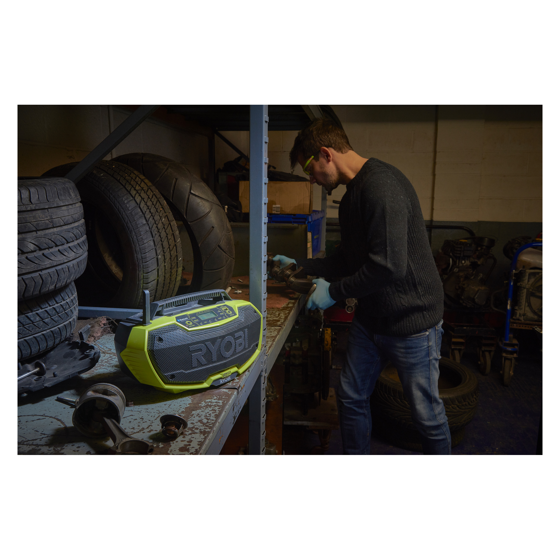 Radio med Bluetooth 18 V | Ryobi ONE+ R18RH-0 | Jula