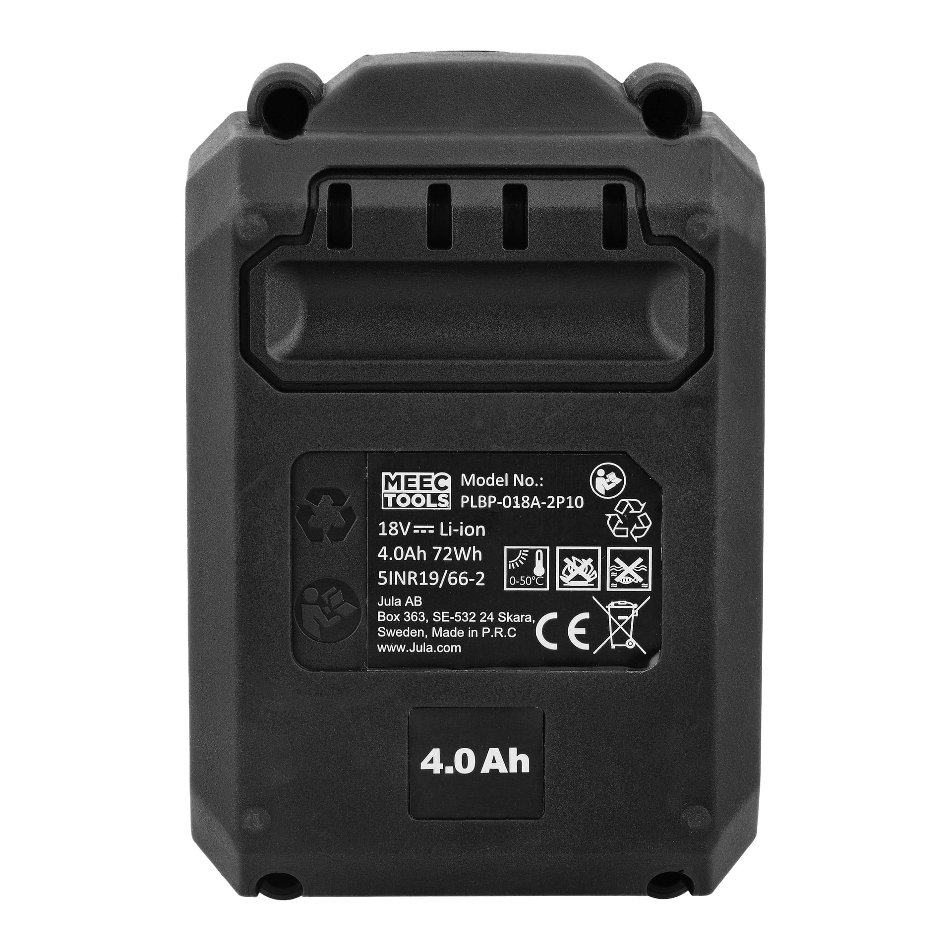 Batteri 18 V 4,0 Ah | Meec Tools Multiseries 18 V BA-18V HOME 530 | Jula