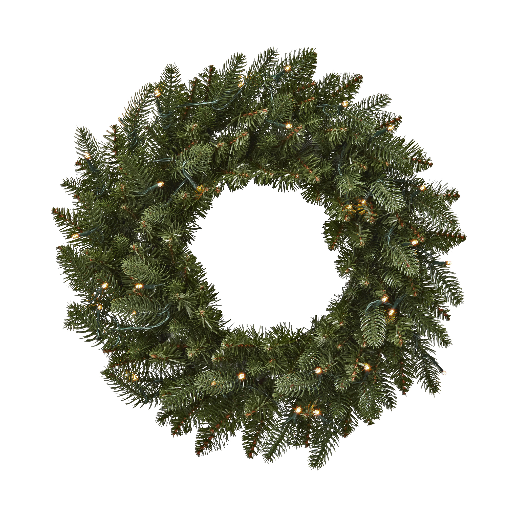 Julkrans med batteridriven belysning LED Ø50 cm IP44 | EKVIP | Jula