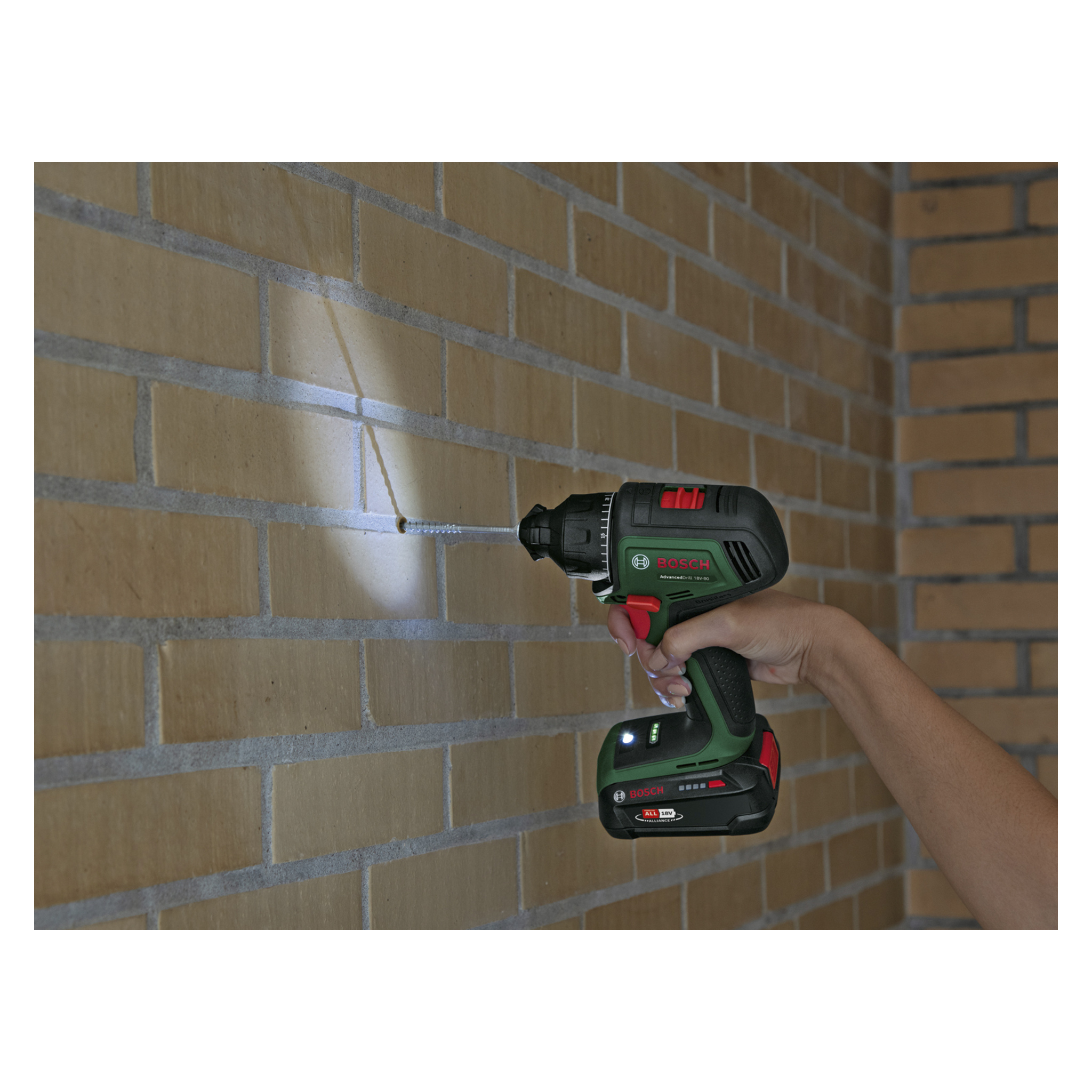 Børsteløs drill 78 Nm 18 V | Bosch Power 4 All AdvancedDrill 18V-80 | Jula