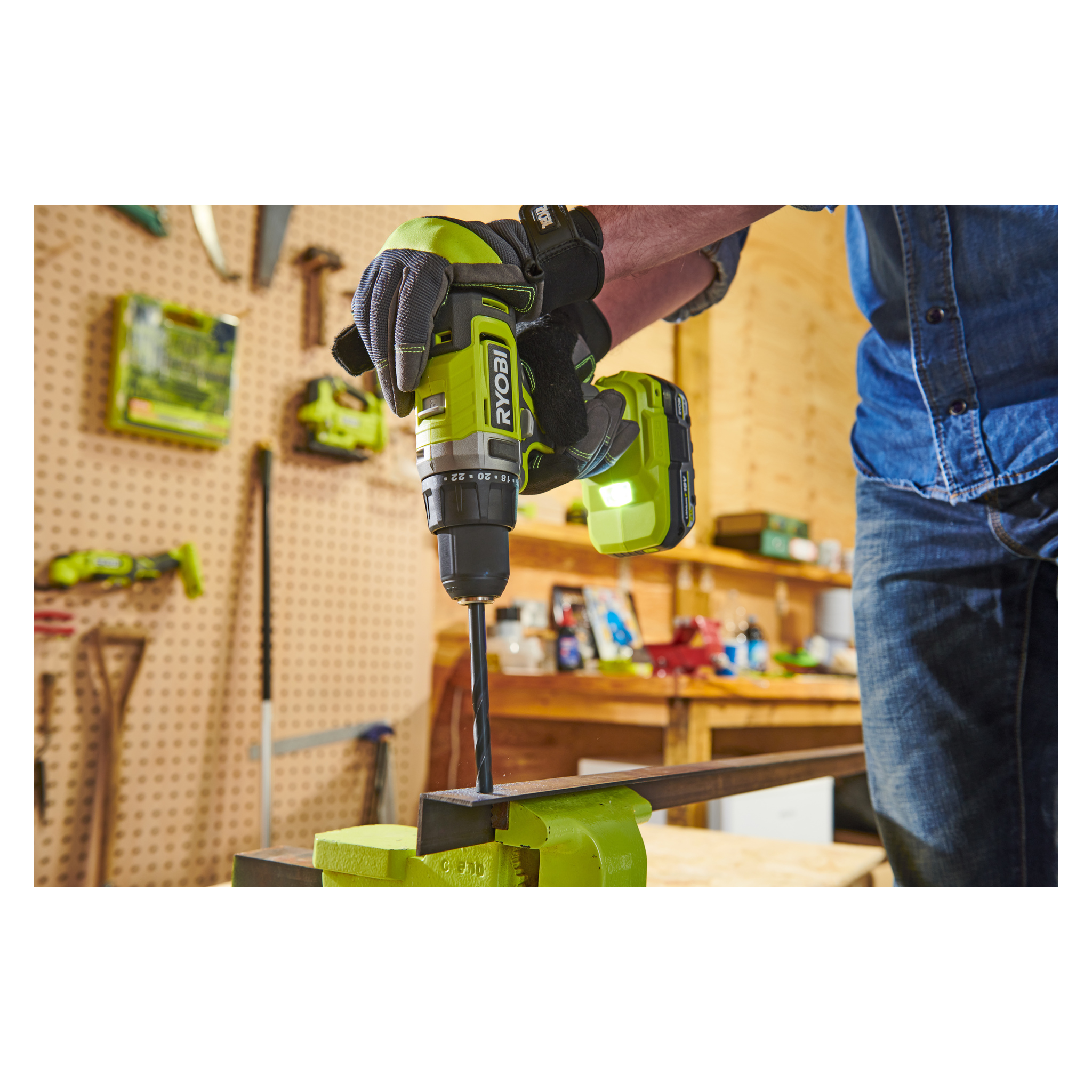 Drill 52 Nm 18 V | Ryobi ONE+ RPD18-0 | Jula