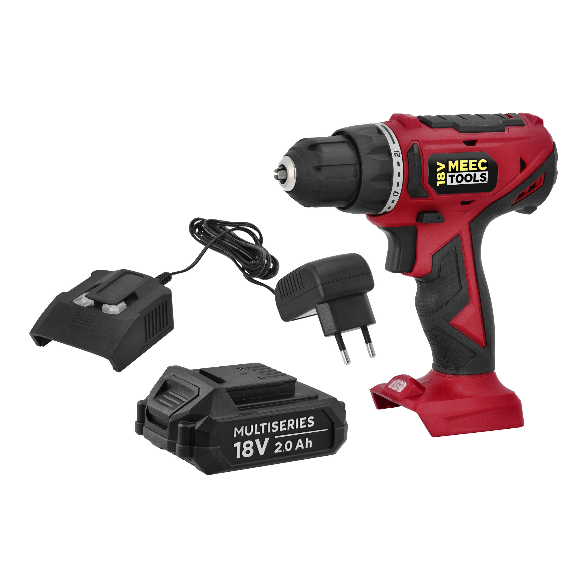 Skruvdragare Kit 35 Nm 2,0 Ah 18 V | Meec Tools Multiseries 18 V | Jula