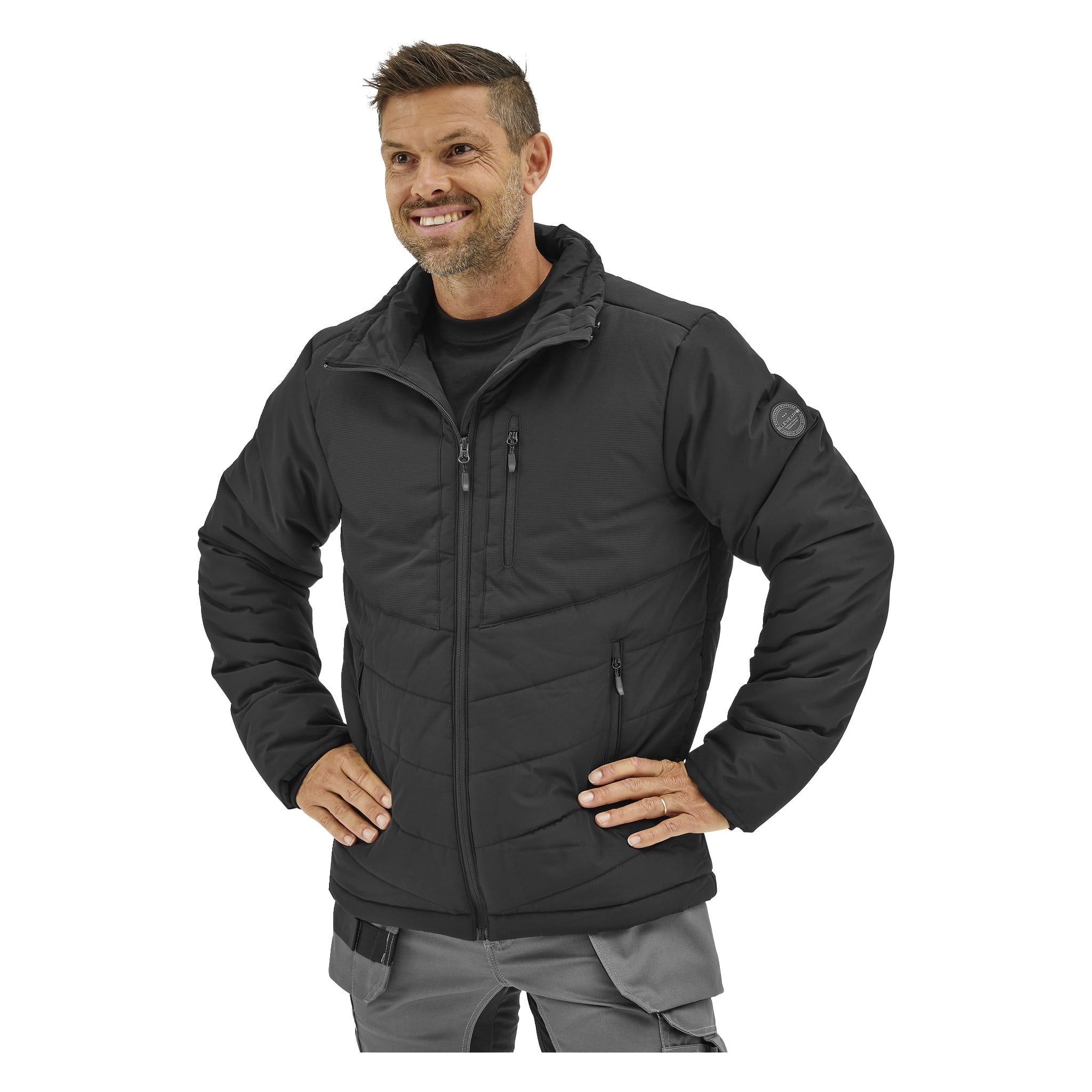 Vattert jakke for menn S | Bluewear Folke | Jula
