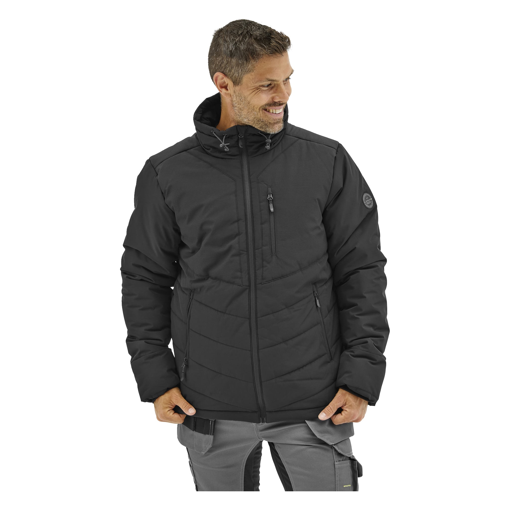 Vadderad jacka herr S | Bluewear Folke | Jula