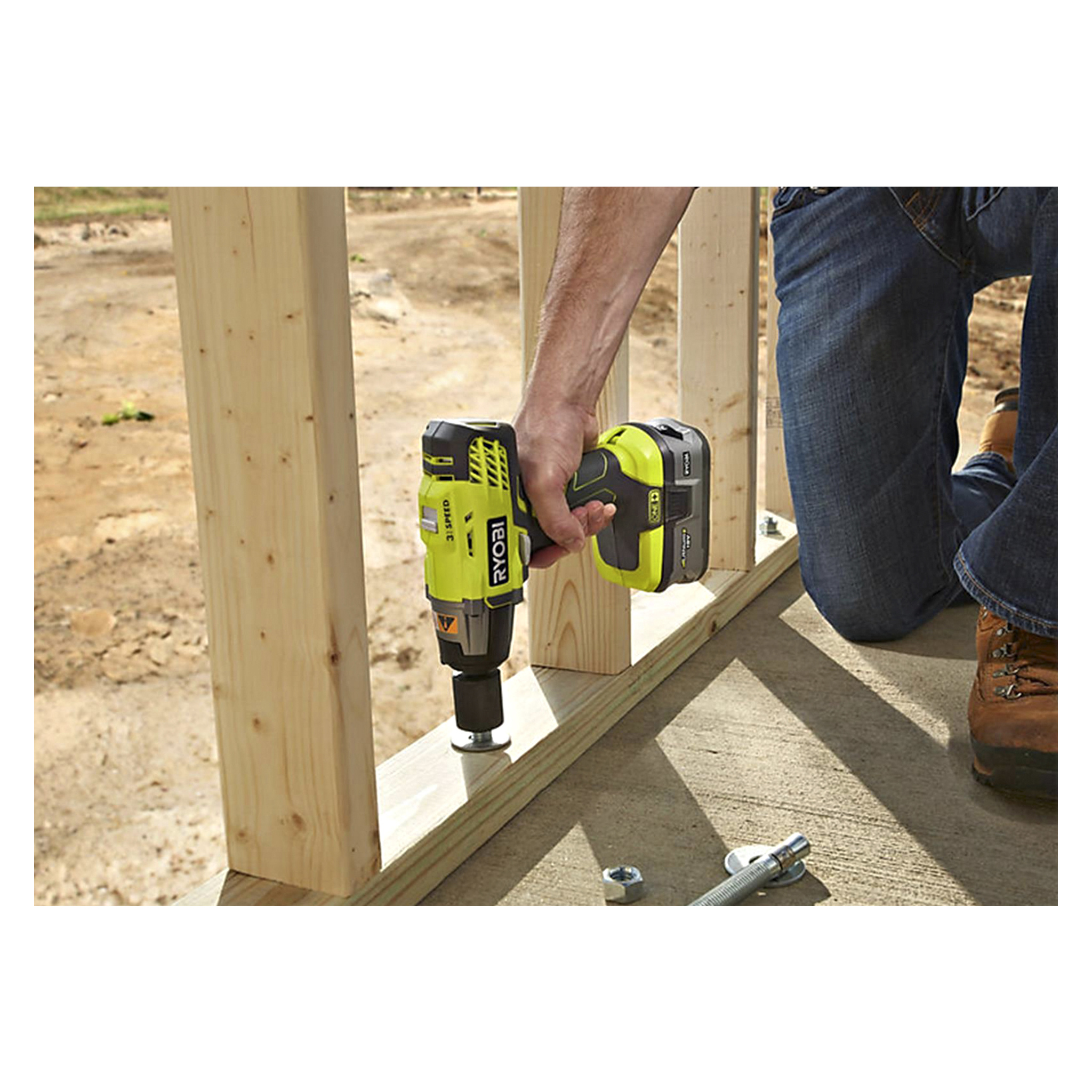 Batteridrevet muttertrekker 400 Nm 18 V | Ryobi ONE+ R18IW3-0 | Jula