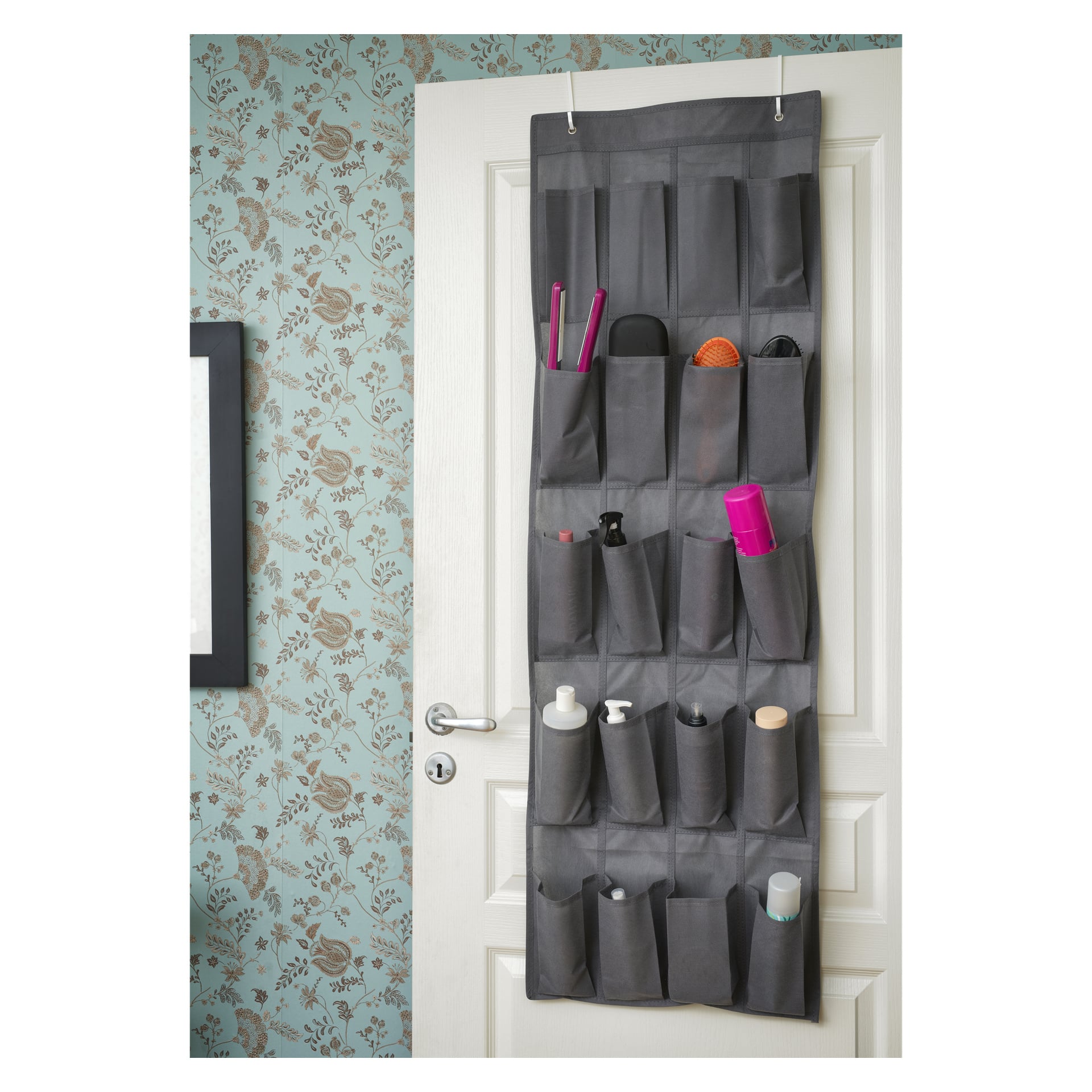 Hengende oppbevaring til dør 44x135x1 cm | 20 mindre lommer | Hard Head ...