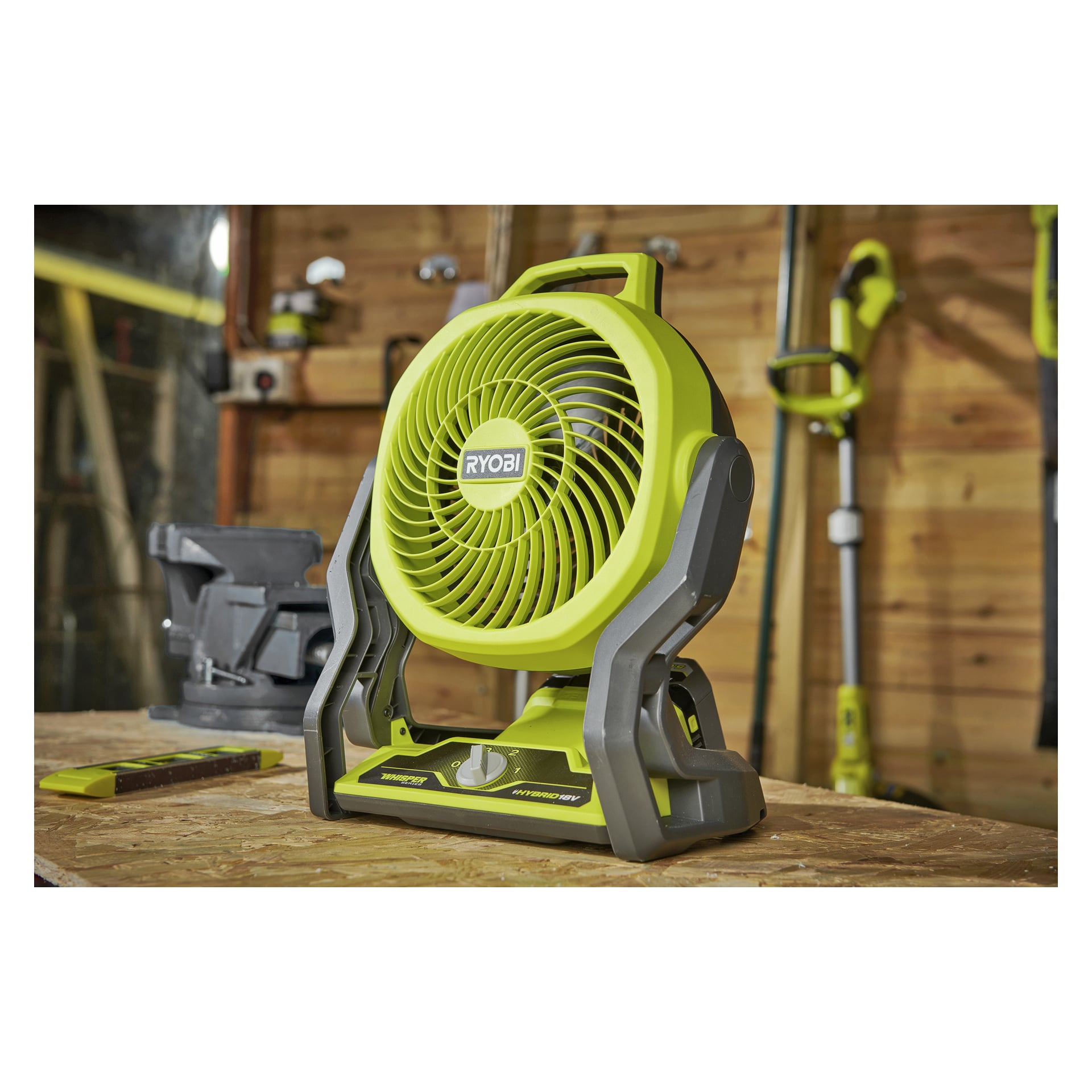 Tuuletin 18 V | Sisä- ja ulkokäyttöön | Ryobi ONE+ RF18-0 | Jula