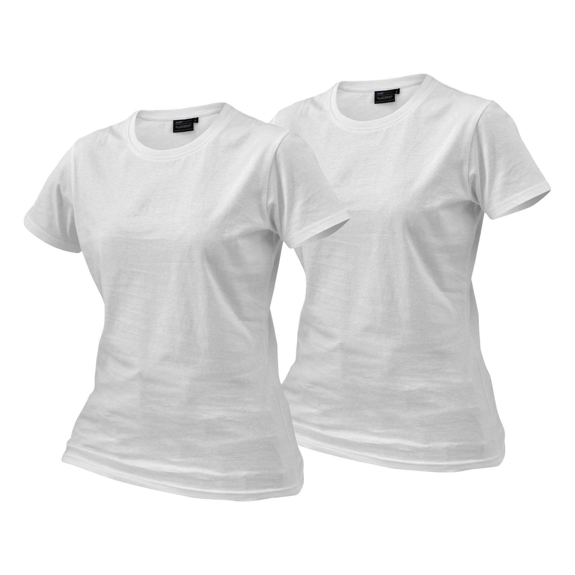 T-shirt damski 2 szt. S | Wygodna odzież bazowa | Bluewear | Jula