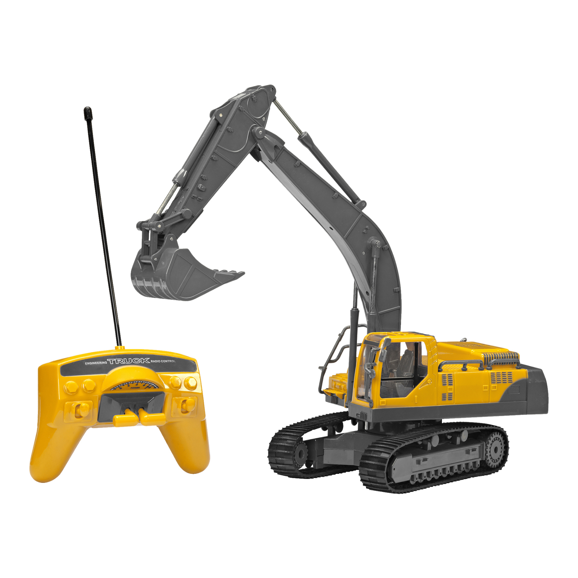 Radiostyrt gravemaskin 1:28 | Coolerstuff | Jula