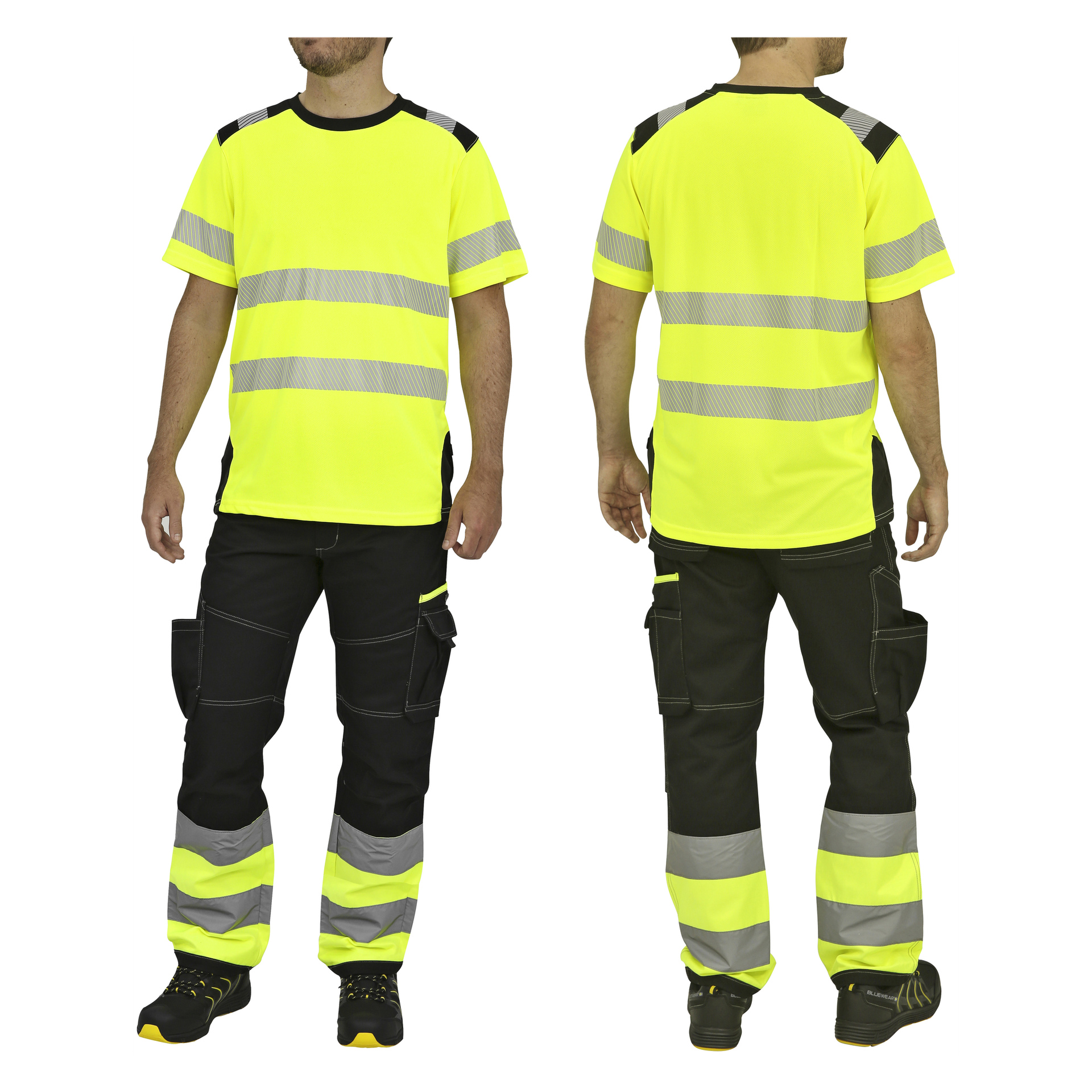 Bluzka ostrzegawcza XXL | Krótki rękaw | Bluewear | Jula
