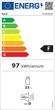 Batteridriven kyl- och frysbox 23 l 12/18/230 V | Ryobi ONE+ RY18CB23A ...